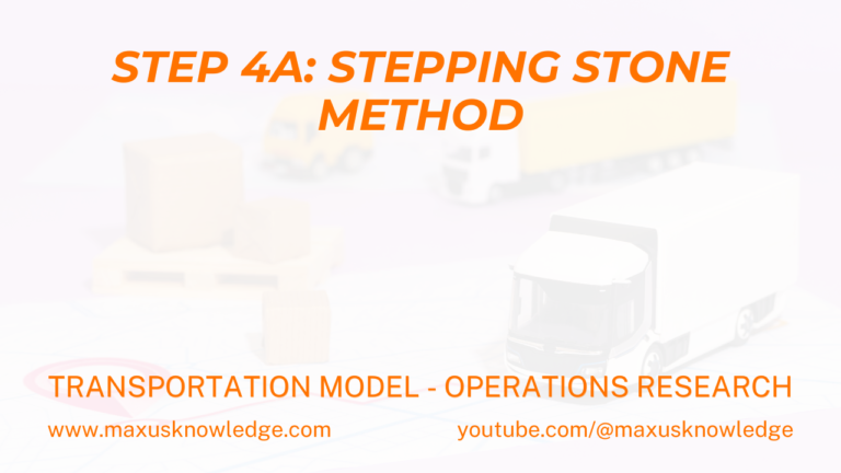 Transportation model: Important concepts, examples and types
